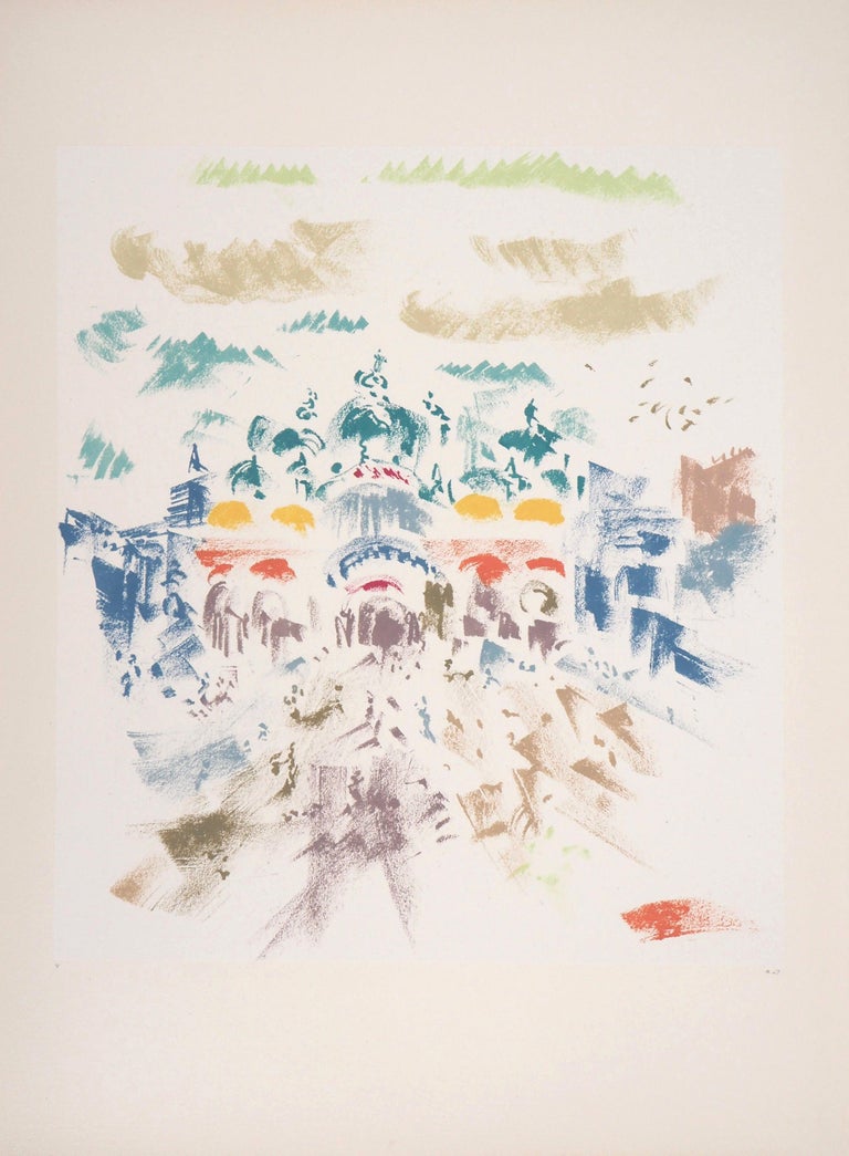 André Masson - San Marco Square, Venice - Original Handsigned ...
