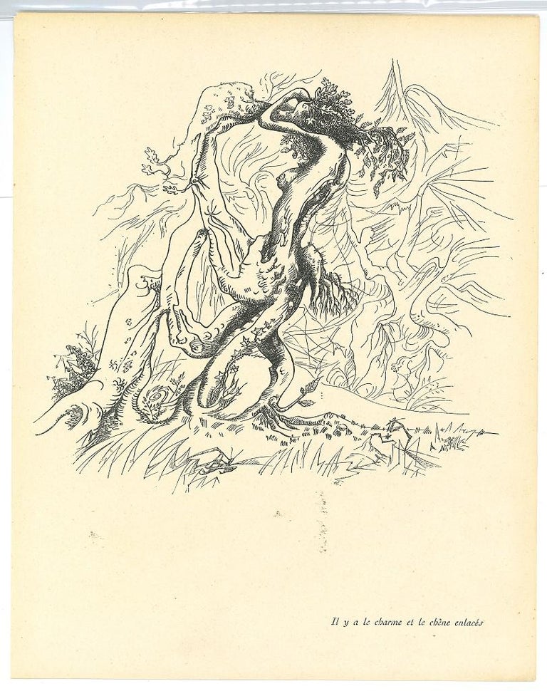 André Masson - Surrealist Composition 9 - Original Collotype Print by A ...