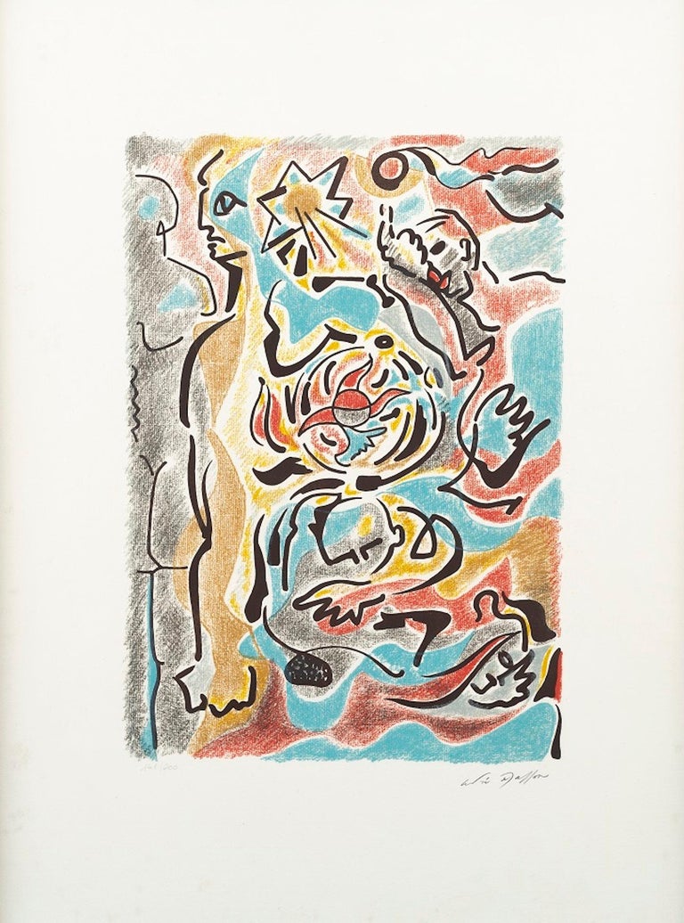 André Masson - Tribute to Michelangelo - Etching by André Masson - 1975 ...