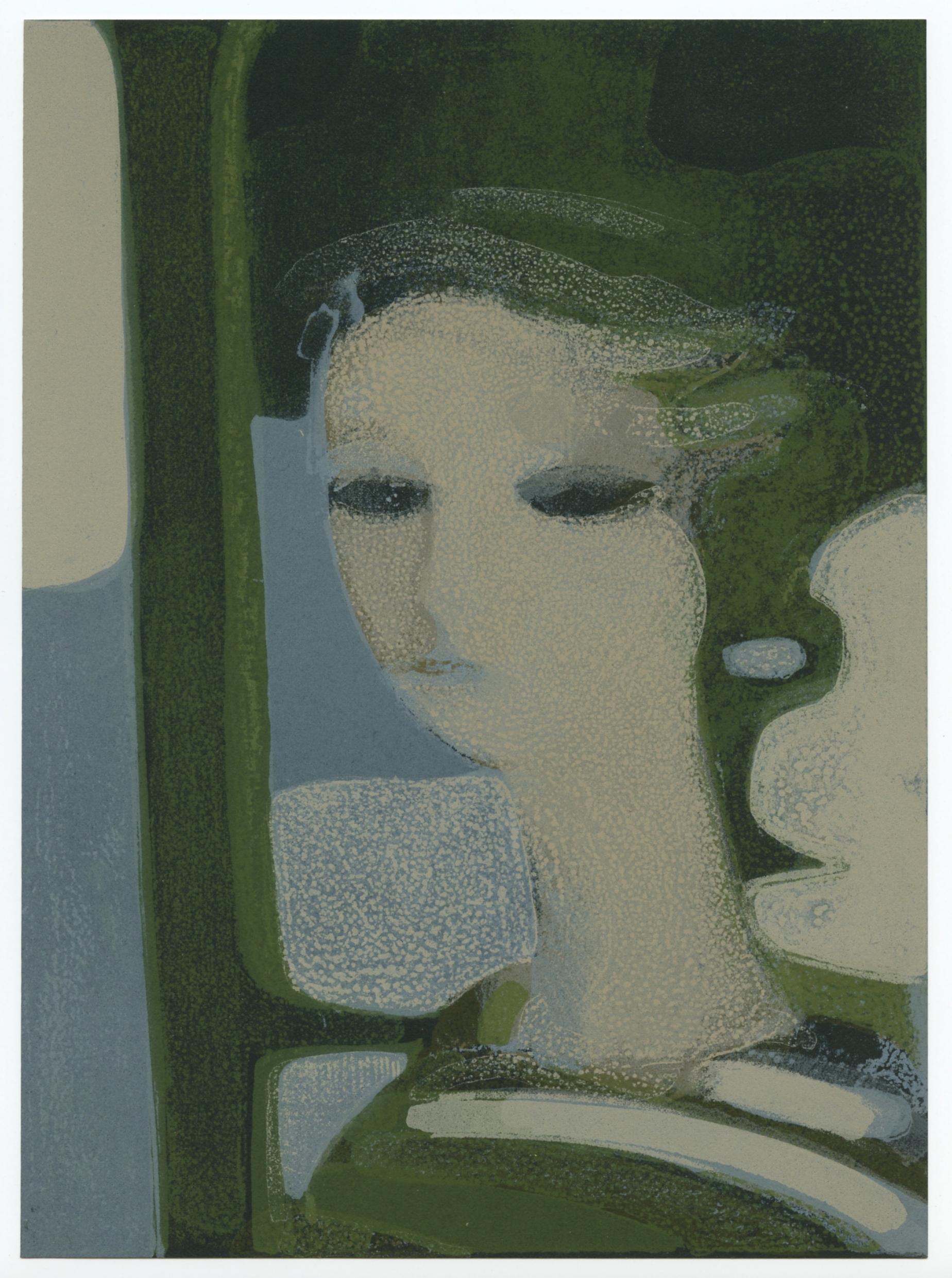 Andre Minaux - "Sandra" original lithograph For Sale at 1stDibs