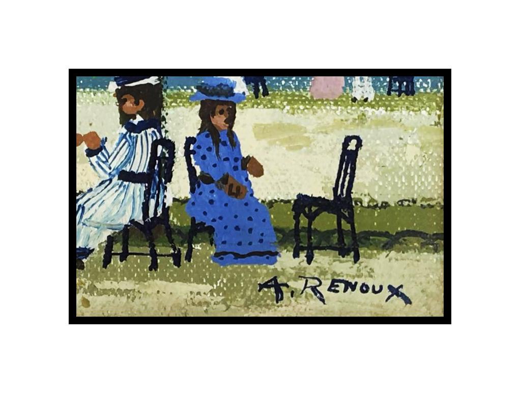 André Renoux - Andre Renoux Original Oil Painting On Canvas Paris ...