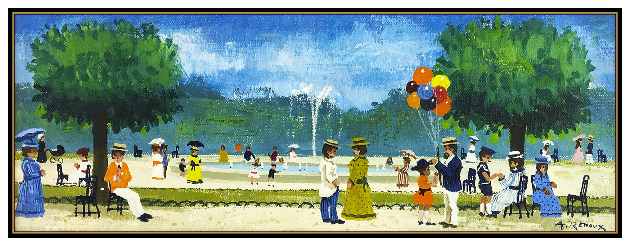 André Renoux - Andre Renoux Original Oil Painting On Canvas Paris ...