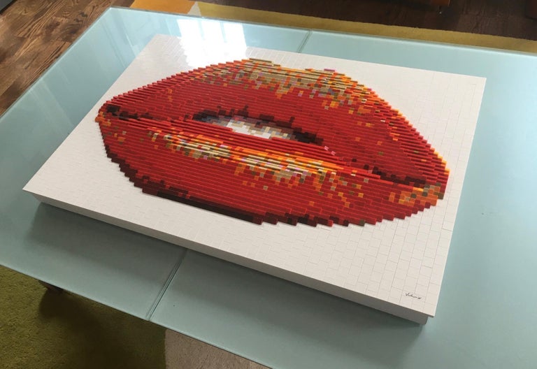 Andre Veloux - "Red Lips" (Lego) at 1stDibs