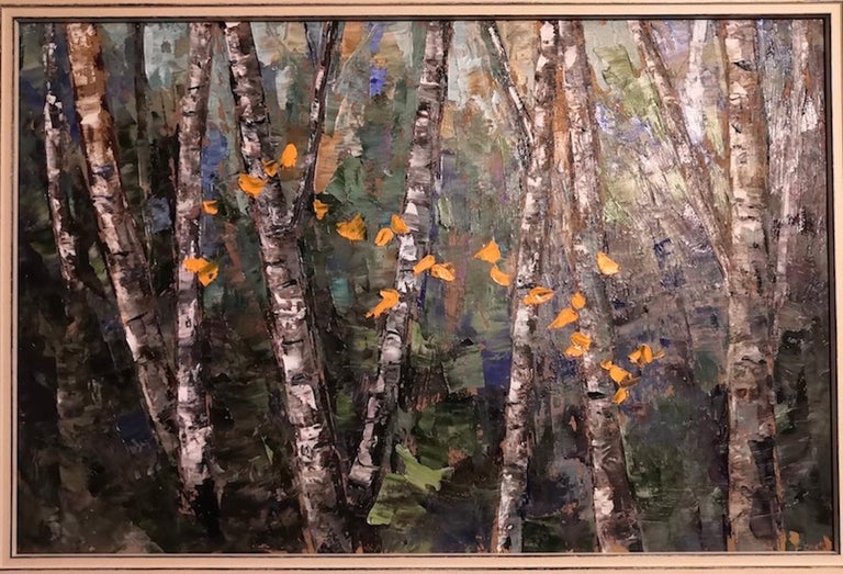 Andrea Bates - Autumn Birches For Sale at 1stDibs