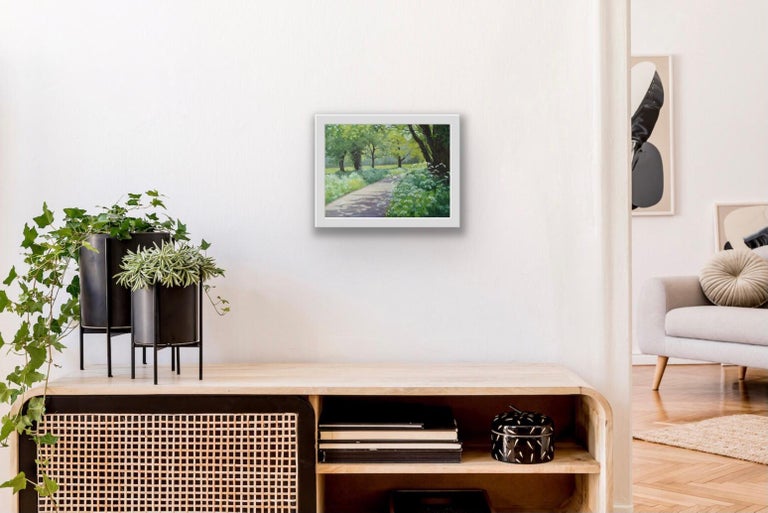 Andrea Bates - Spring Landscape near Broughton For Sale at 1stDibs