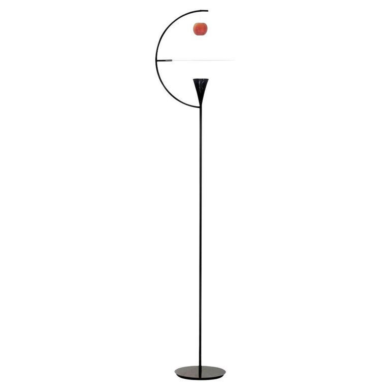 Andrea Branzi 'Newton' Floor Lamp in Black and White for Nemo For Sale ...
