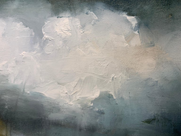 Andrea Costa - 'Hazy' by Andrea Costa, Petite Impressionist Landscape ...