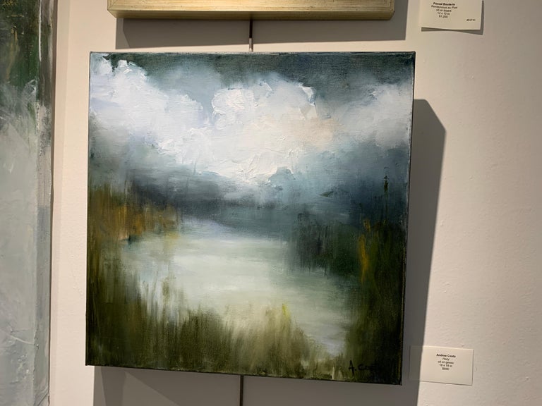 Andrea Costa - 'Hazy' by Andrea Costa, Petite Impressionist Landscape ...