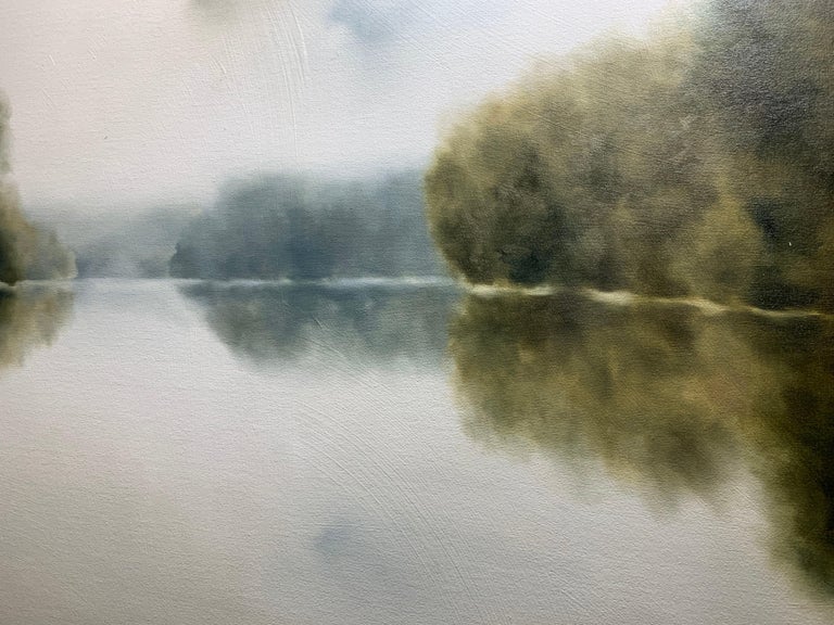 Andrea Costa - River Basin by Andrea Costa, Large Impressionist ...