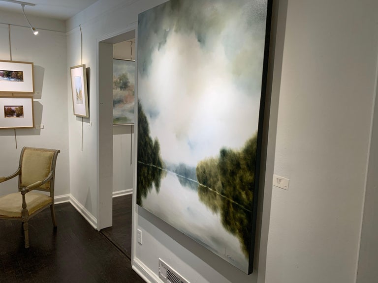 Andrea Costa - River Basin by Andrea Costa, Large Impressionist ...