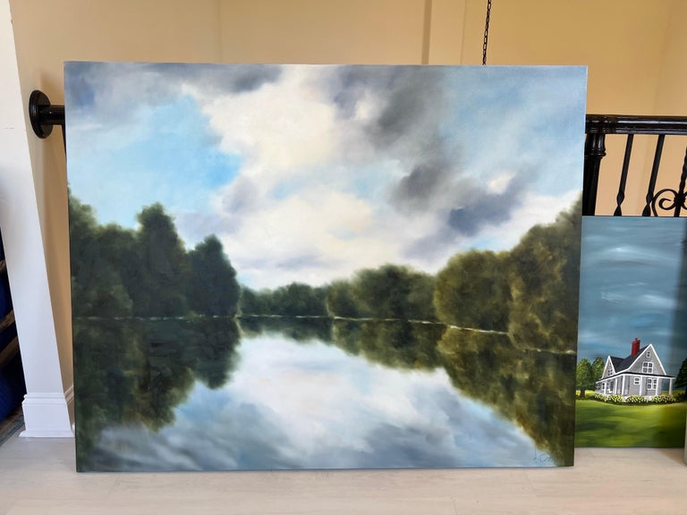 Andrea Costa - Special Lake by Andrea Costa, Horizontal Impressionist ...