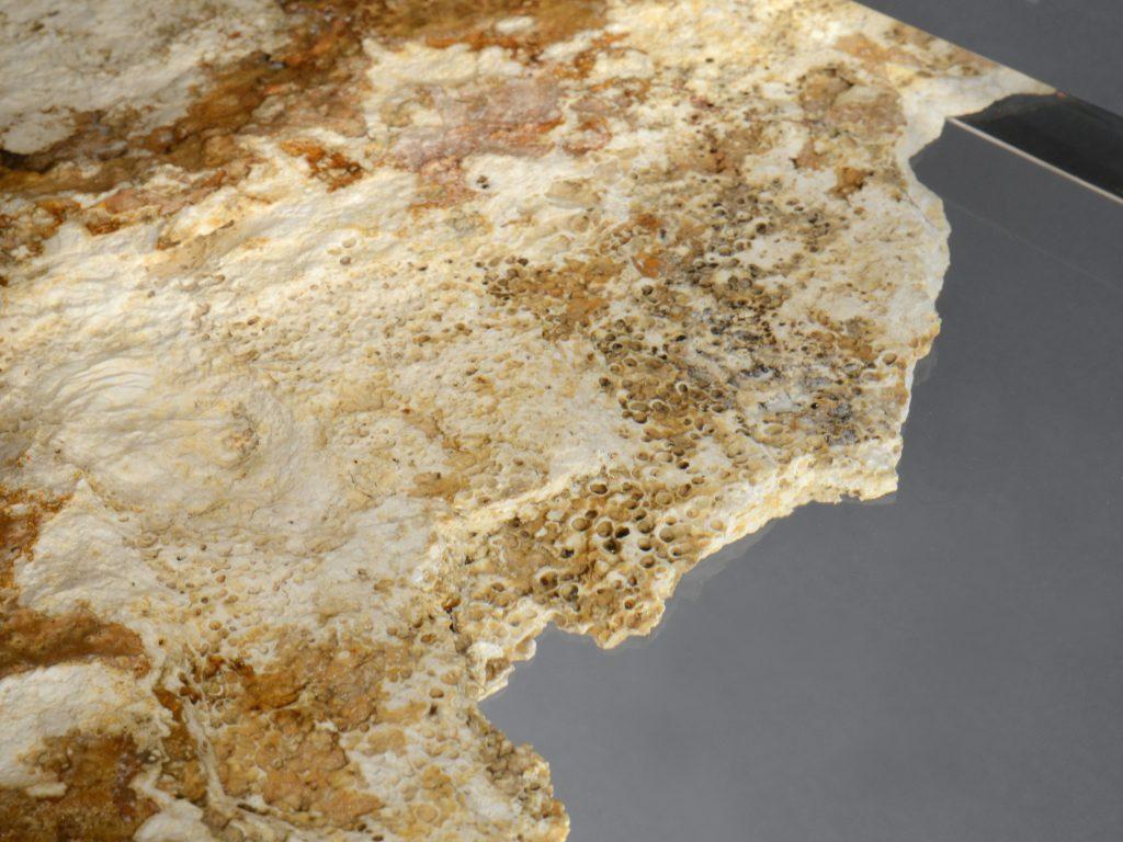 Andrea Forti and Eleonora Dal Farra "Rapolano" Table, Travertine Rock ...