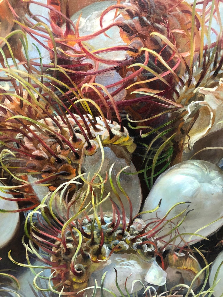 Andrea Kantrowitz - Irrational Exuberance, Horizontal Still Life Oil ...