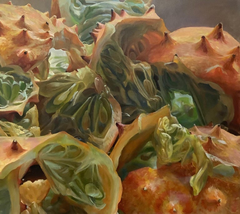 Andrea Kantrowitz - Myriad Ravines, Exotic Fruit Still Life Painting ...