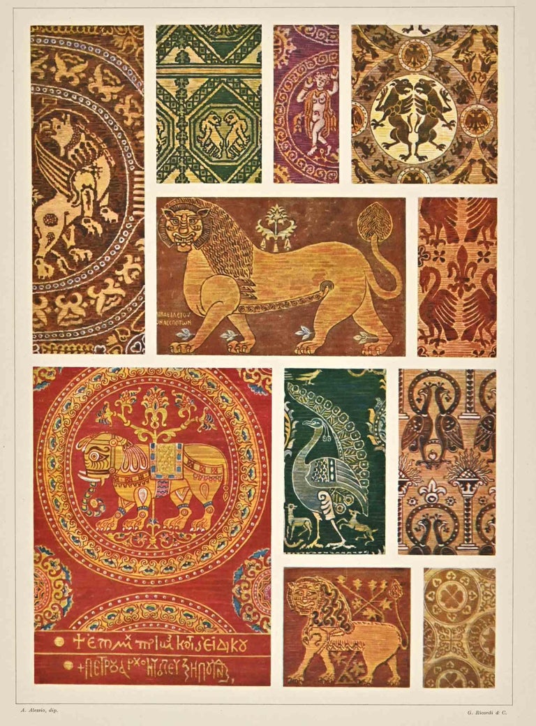 Decorative Motifs - Byzantine Styles - Chromolithograph by Andrea ...