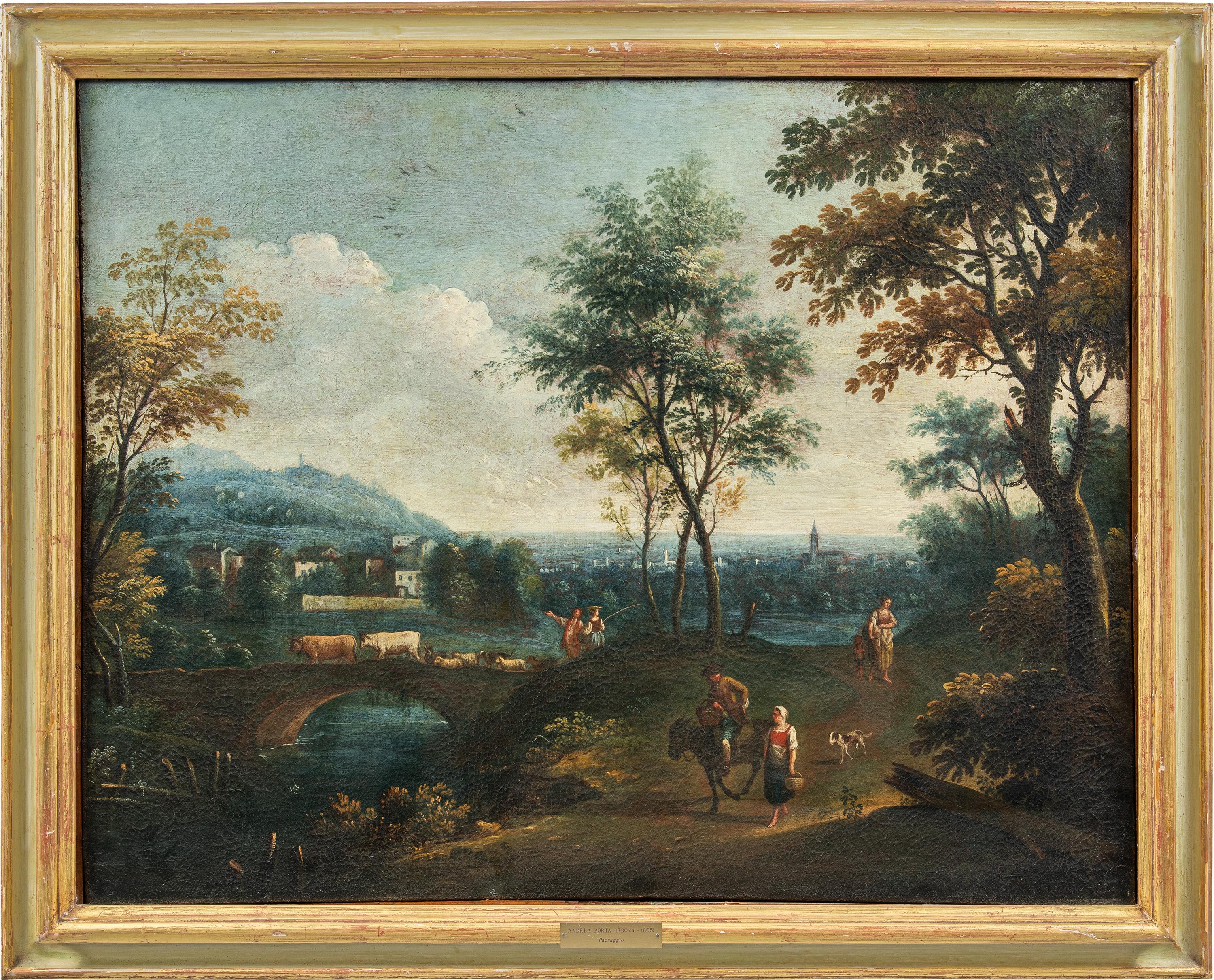 Andrea Porta - Andrea Porta (Veronese painter) - 18th century landscape ...