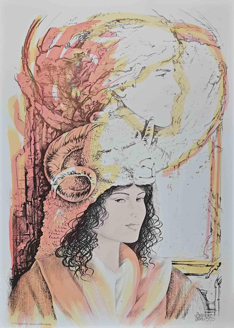 Andrea Quarto - Zodiac Lithograph - Aries - Hand-Colored Lithograph by ...