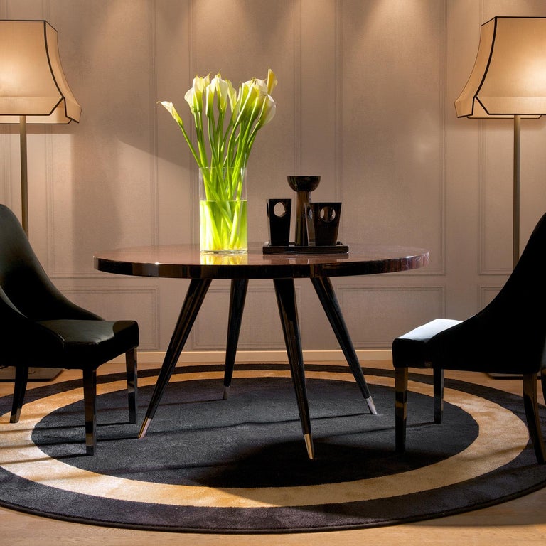 Andrea Round Dining Table by Dom Edizioni For Sale at 1stDibs