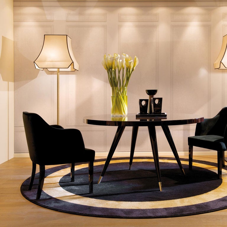 Andrea Round Dining Table by Dom Edizioni For Sale at 1stDibs