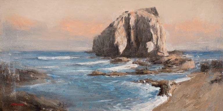 Andreas Claussen - Seascape 2021-03-05, Painting, Oil on Canvas For ...