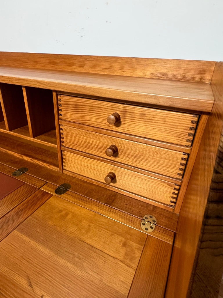 Andreas Hansen Danish Writing Desk in Pine, Circa 1970s at 1stDibs
