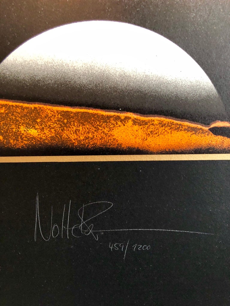 Andreas Nottebohm - OP Art, Space Art Hand Signed Lithograph ...