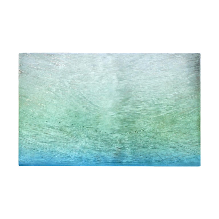 Andreas Nottebohm - "KN-1960" Blue and Green Abstract Contemporary ...