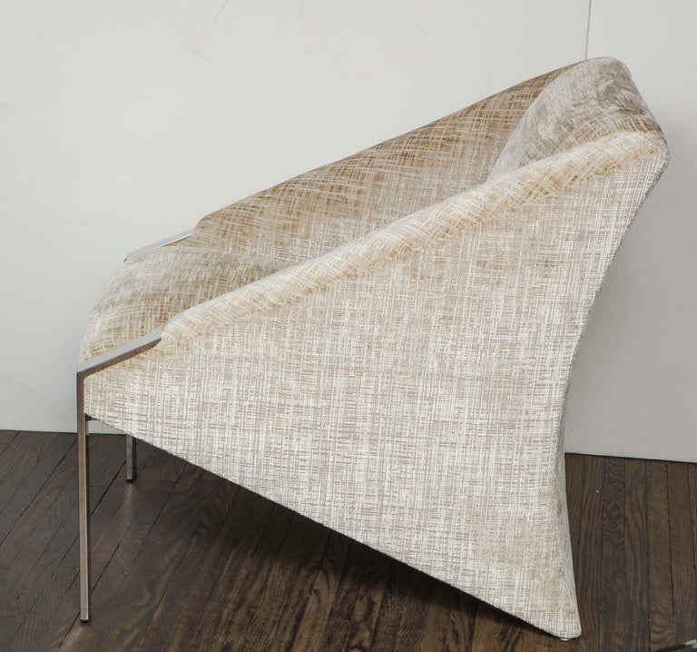 Andree Putman Chairs with Chrome Legs at 1stDibs | andree putman furniture
