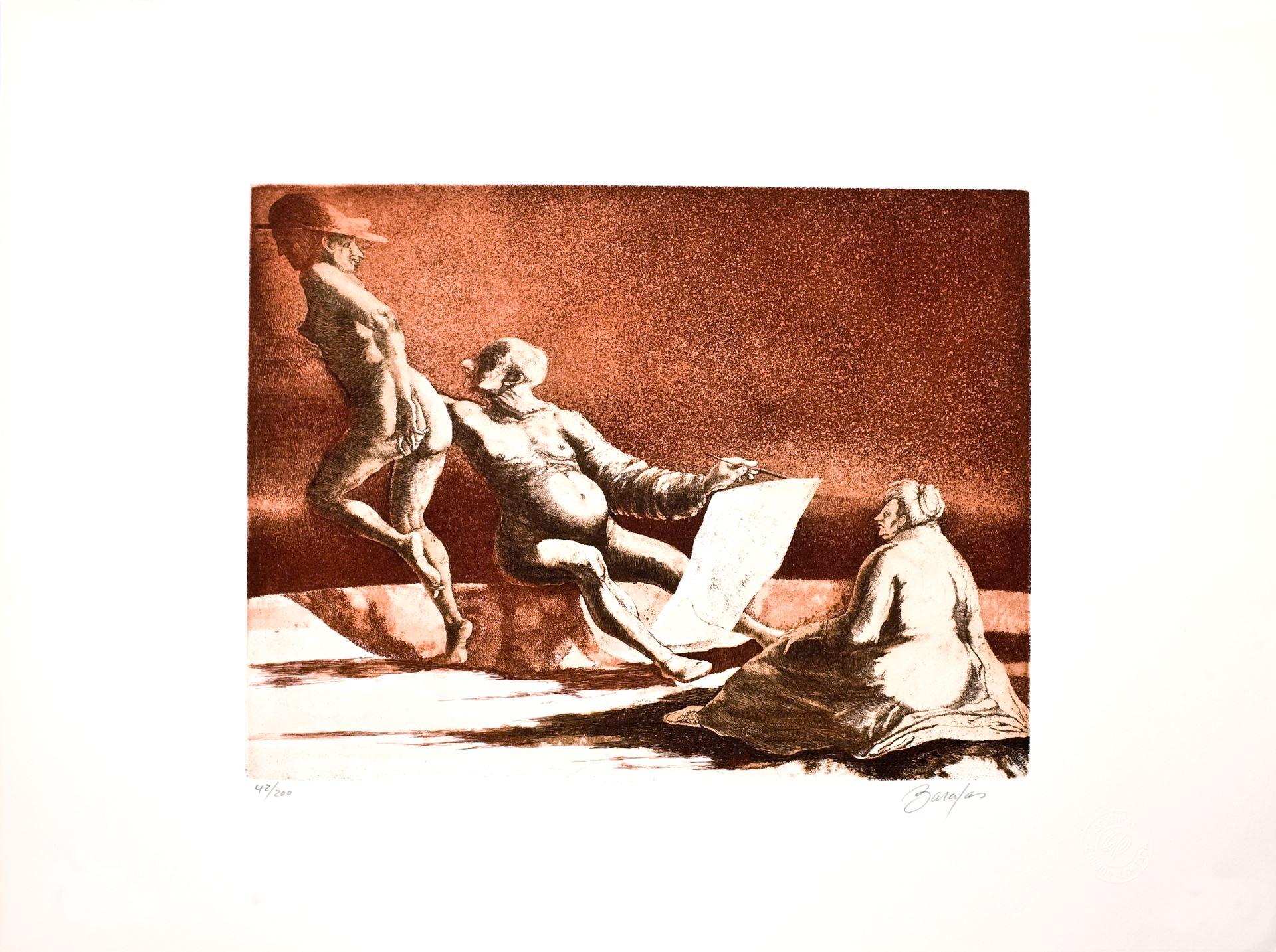 Andres Barajas - Andrés Barajas, Spanish, engraving, n17 For Sale at ...