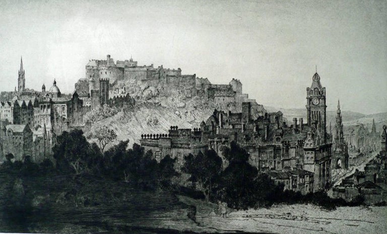 Andrew Affleck - EDINBURGH CASTLE at 1stDibs