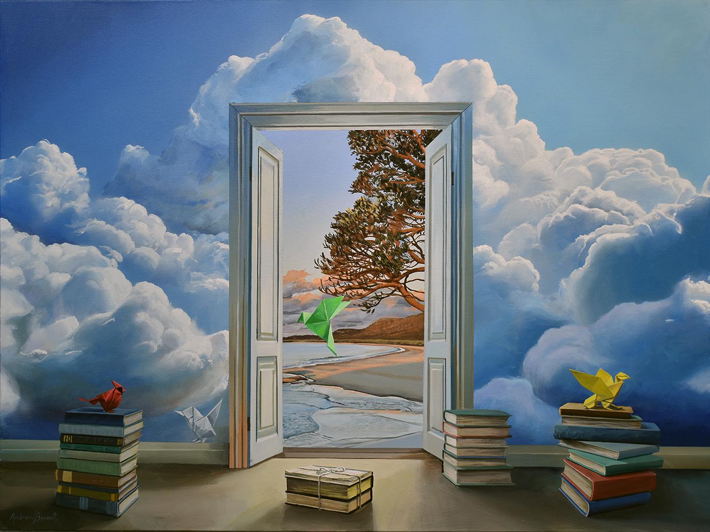 Andrew Bennett - Where Dreams Form - original surrealist impressionism ...