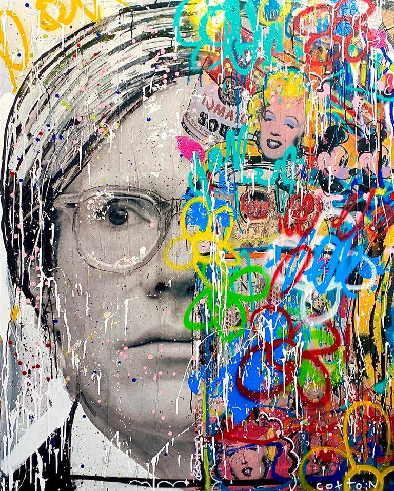 Andrew Cotton - Andy Warhol (Tomato Soup) For Sale at 1stDibs