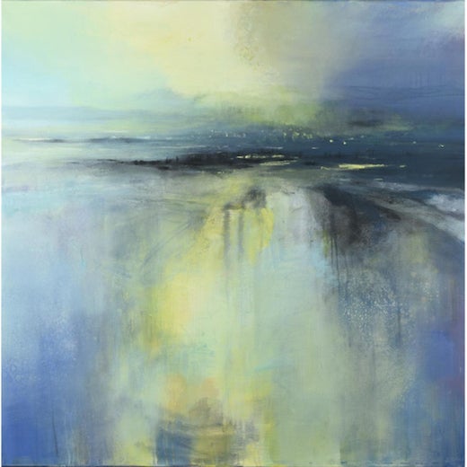 Andrew Kinmont - Far Horizons- contemporary abstract landscape framed ...