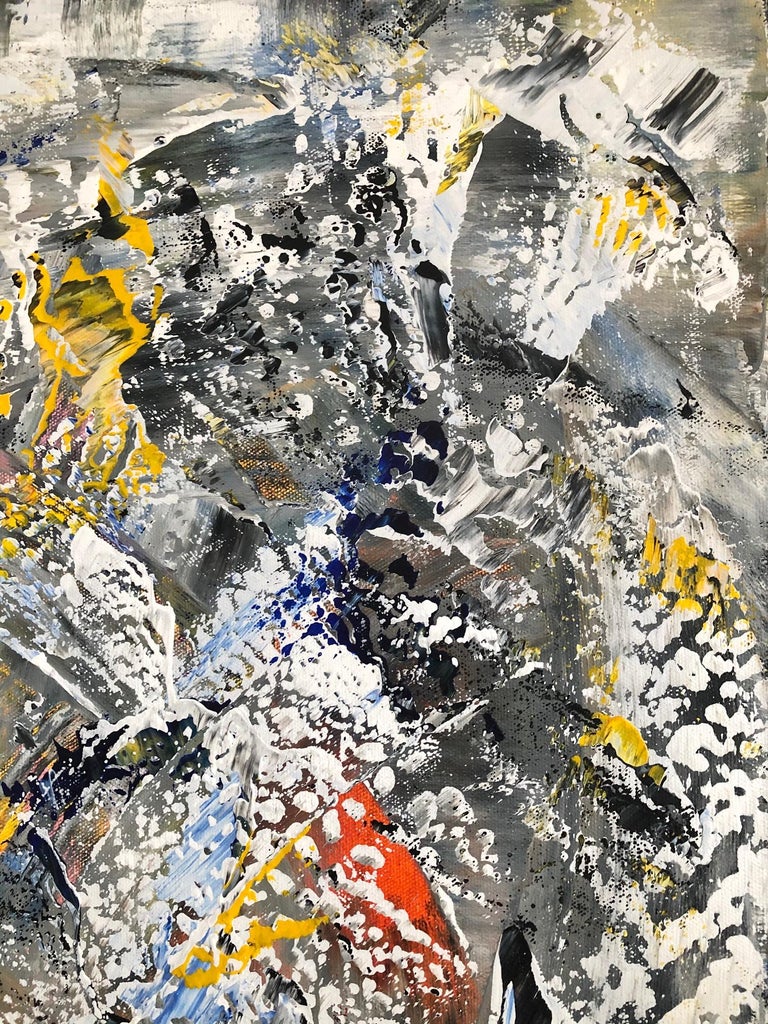 Andrew Plum Winter Vortex Contemporary Abstract Painting, 2020 For Sale ...