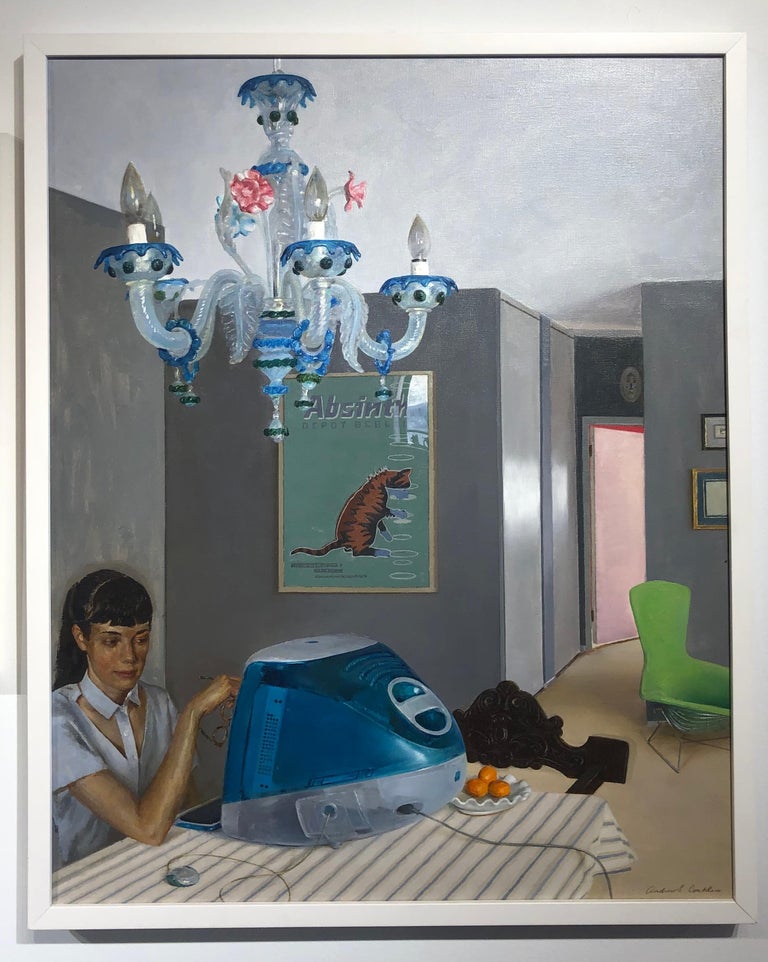 Andrew S. Conklin - Interior with iMac and Venetian Chandelier, Single ...