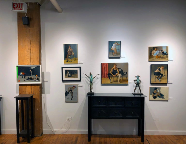 Andrew S. Conklin - Seated Athlete, Facing Right For Sale at 1stDibs