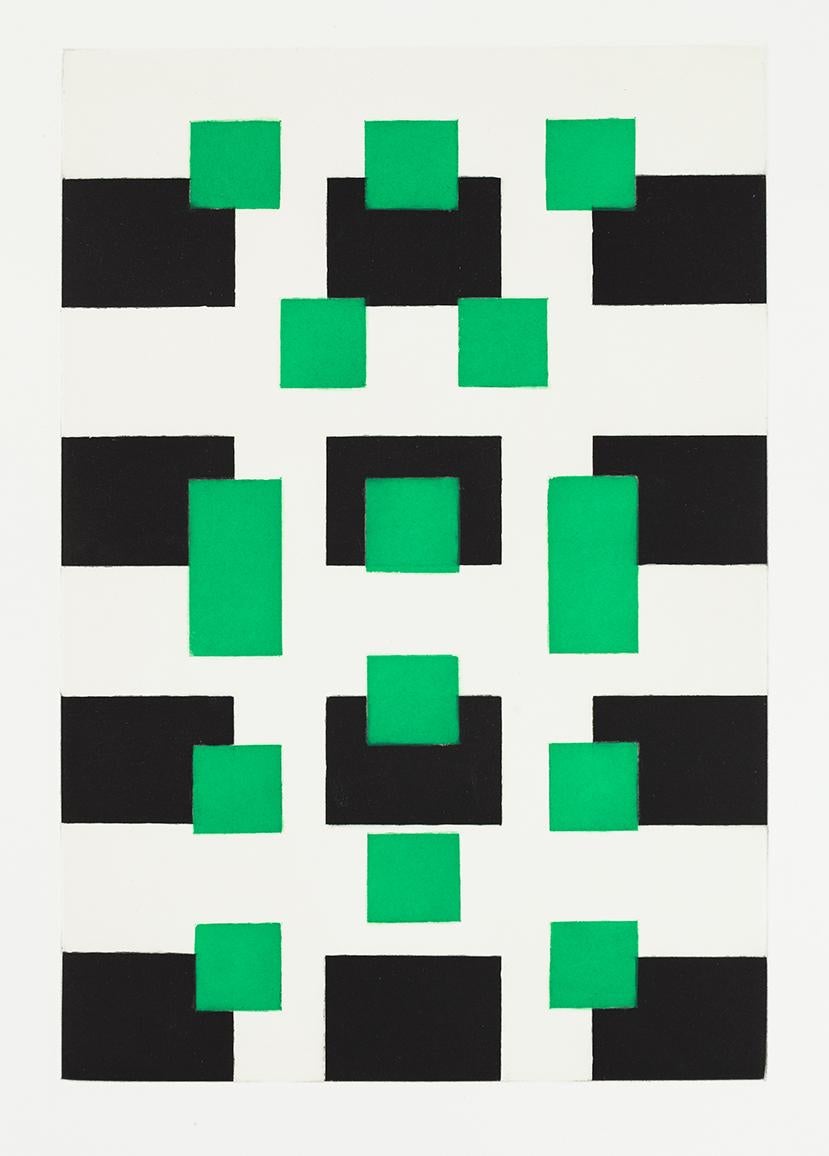 Yannick Ballif - Abstract Etching, 1973 by Yannick Ballif at 1stDibs