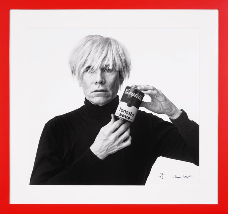 Andrew Unangst – Andrew Unangst, Archival „Andy Warhol mit schwarzer ...