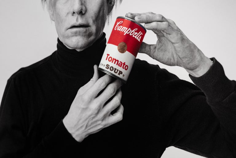 Andrew Unangst - Andrew Unangst, Archival Small 'Andy Warhol with Red ...