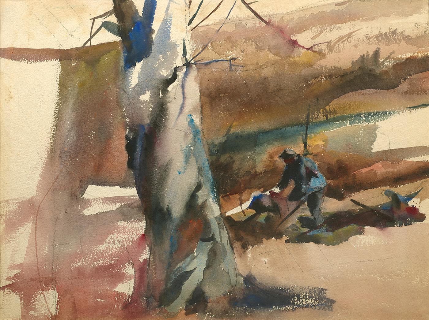 Andrew Wyeth - Beech Tree For Sale at 1stDibs