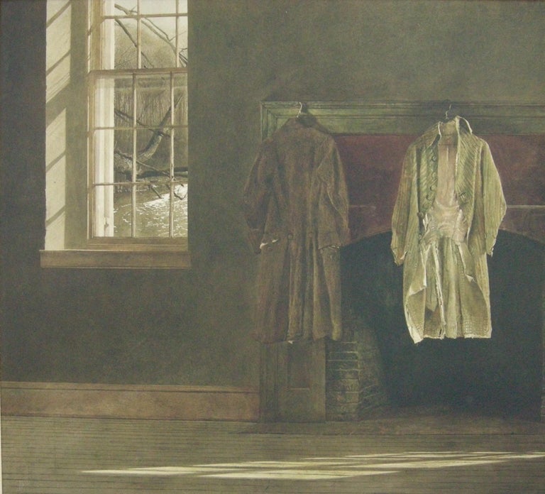 Andrew Wyeth - "The Quaker," Andrew Wyeth Interior Clothing Still Life ...