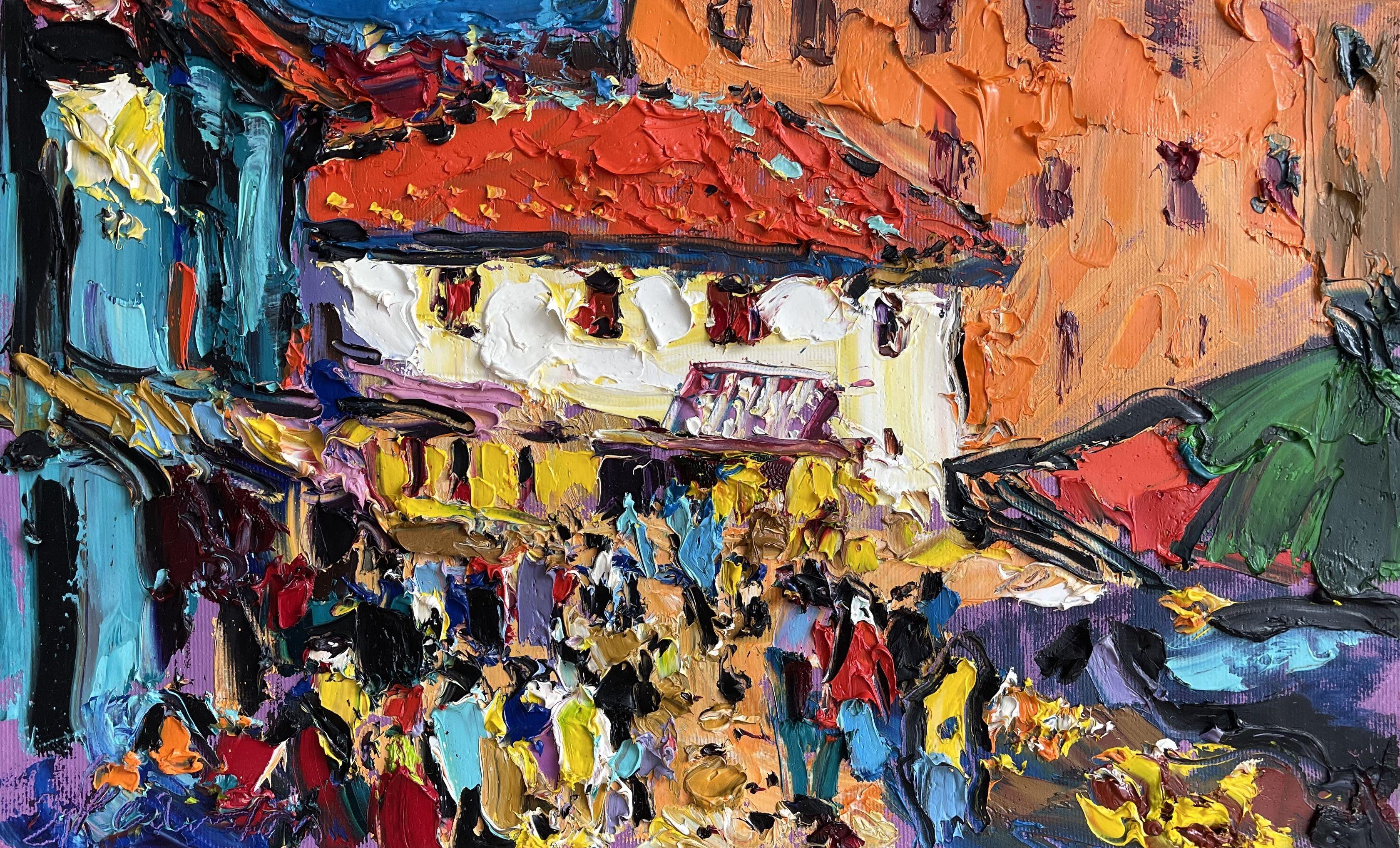 Andrey Chebotaru - Istanbul. Walk around the city, Painting, Oil on ...