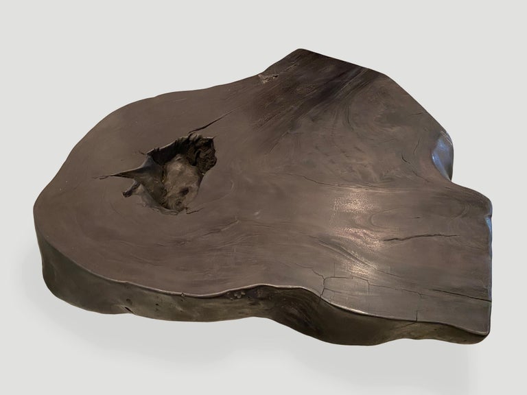 Andrianna Shamaris Amorphous Charred Coffee Table at 1stDibs