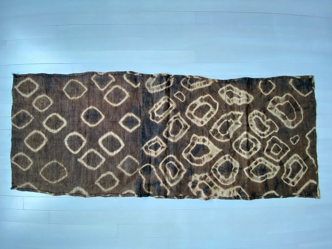 Andrianna Shamaris Antique African Raffia Textile at 1stDibs