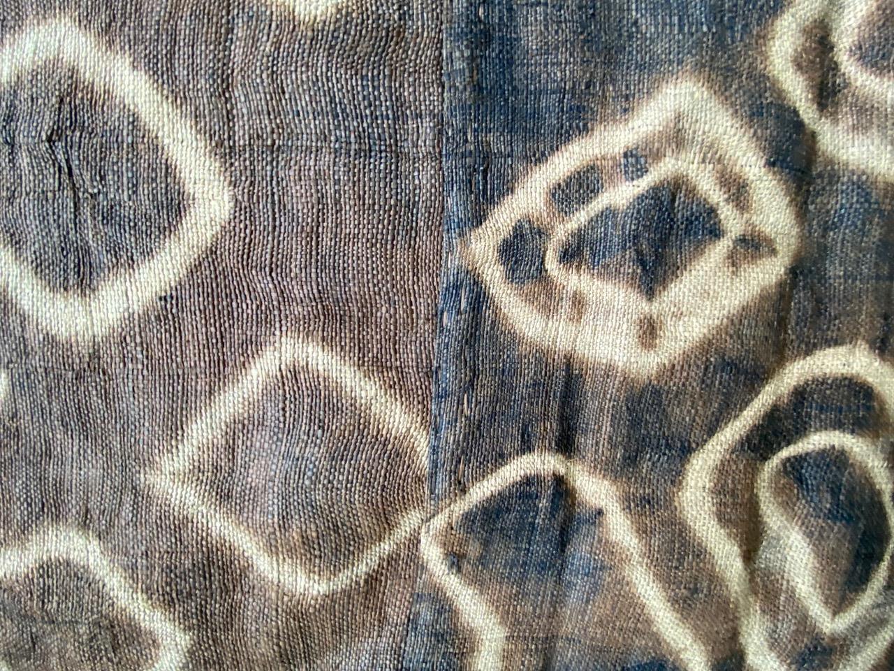 Andrianna Shamaris Antique African Raffia Textile at 1stDibs