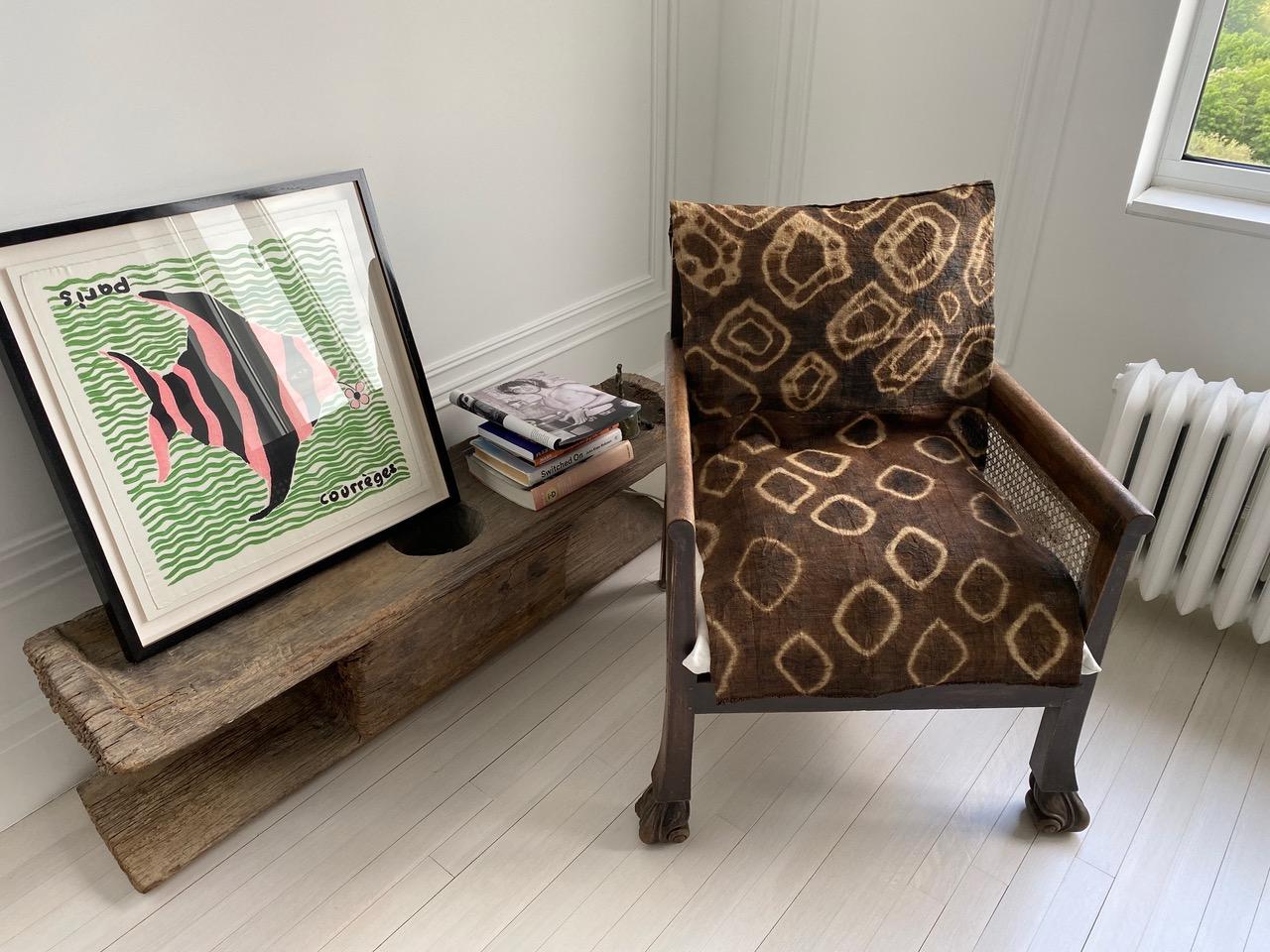 Andrianna Shamaris Antique African Raffia Textile at 1stDibs