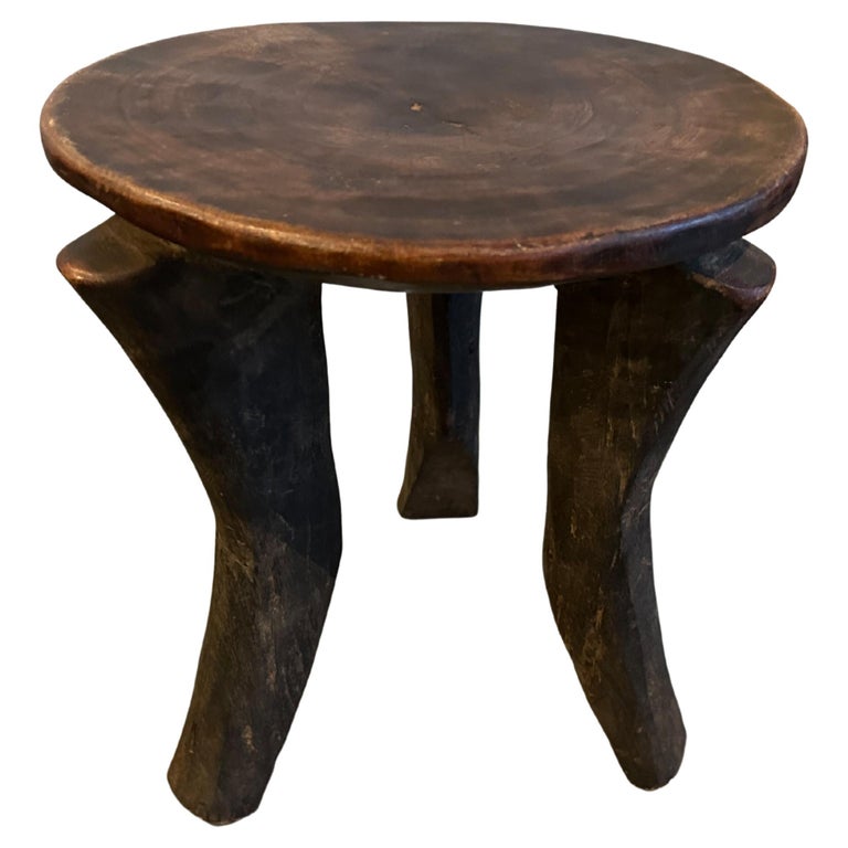 Andrianna Shamaris Antique African Side Table For Sale at 1stDibs