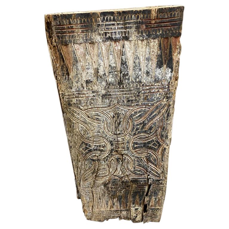 Andrianna Shamaris Antique Hand Carved Wooden Panel at 1stDibs