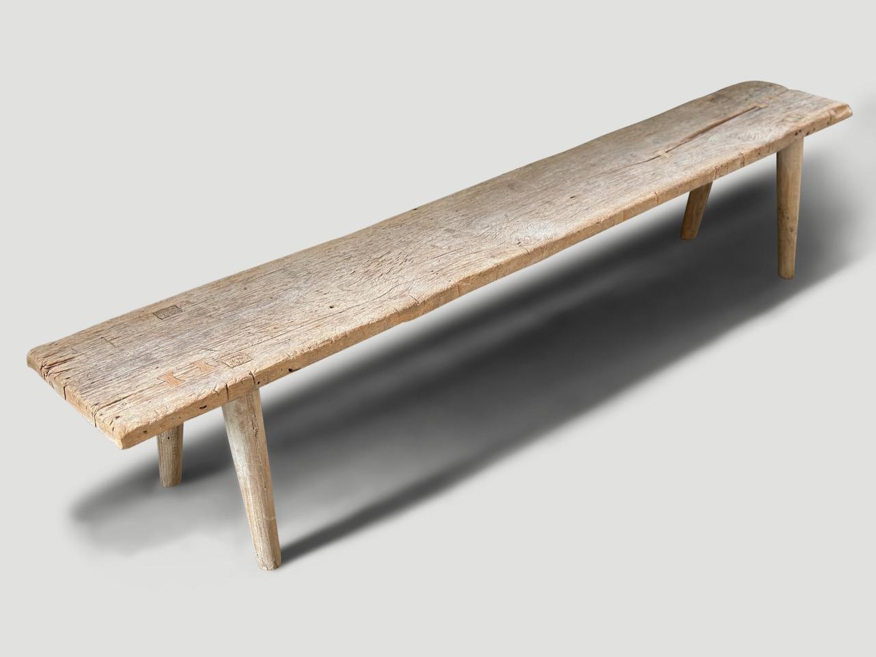 Andrianna Shamaris Antique Wabi Sabi Teak Wood Bench at 1stDibs | ikea ...