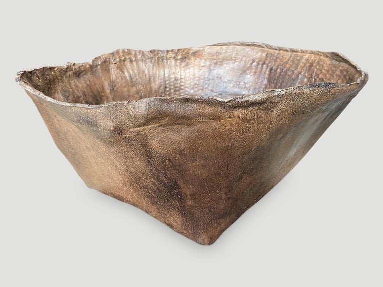 Andrianna Shamaris Buffalo Hide Container at 1stDibs